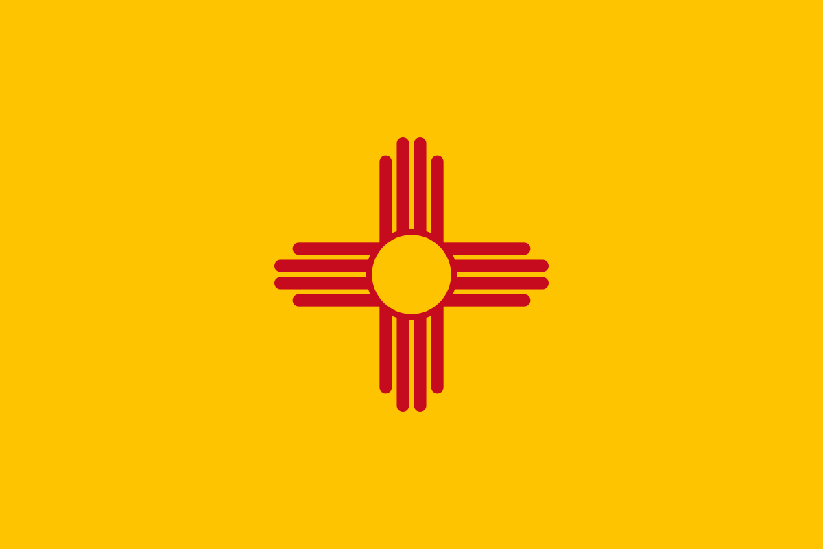New Mexico State Flag: Zia Symbol Meaning and History | State Flags ...